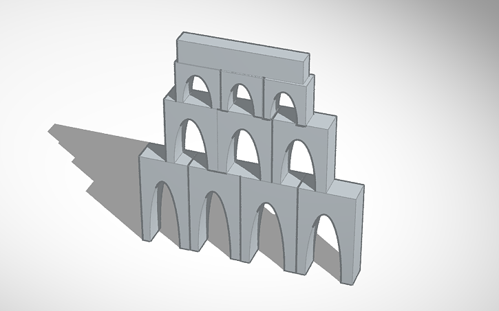 3D design arch project | Tinkercad
