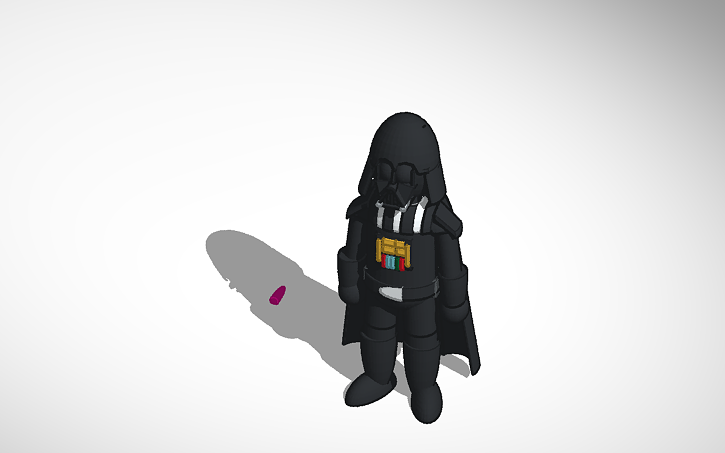 3D design Darth Vader - Tinkercad