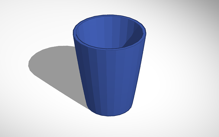 3D design Shot Glass - Tinkercad