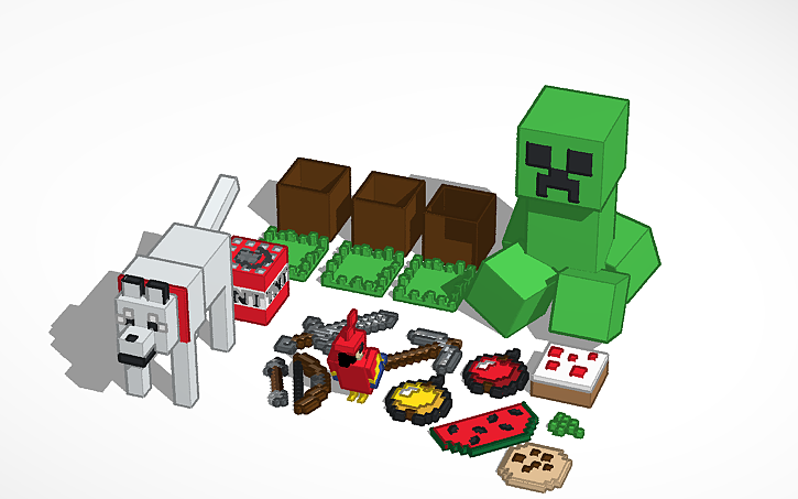 3D design Minecraft stuff | Tinkercad