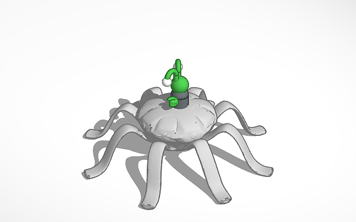 3D design Alien in Robot - Tinkercad