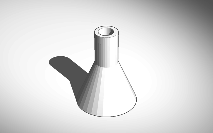 3D design beaker - Tinkercad