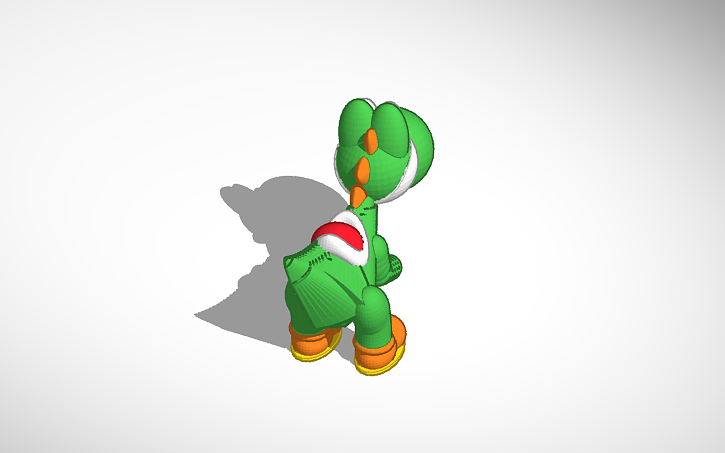3D design yoshi - Tinkercad