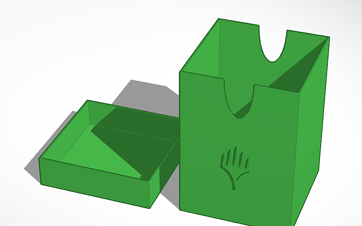 3D design deck box - Tinkercad