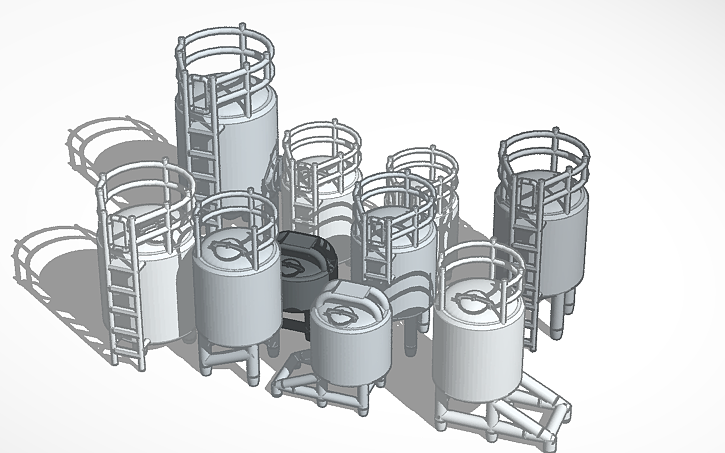 3D design Tanks 2 - Tinkercad