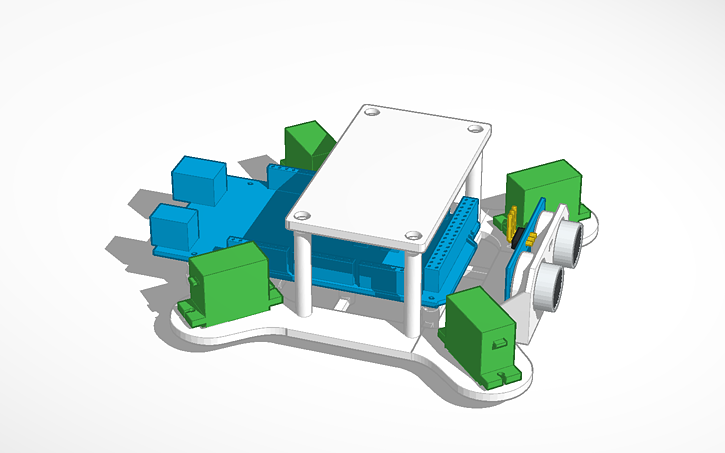 3D design SpiderBot | Tinkercad