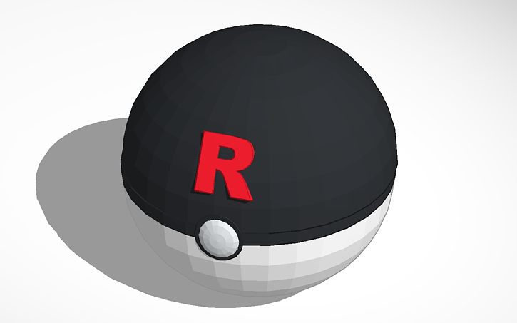 3D design Team Rocket Pokeball | Tinkercad