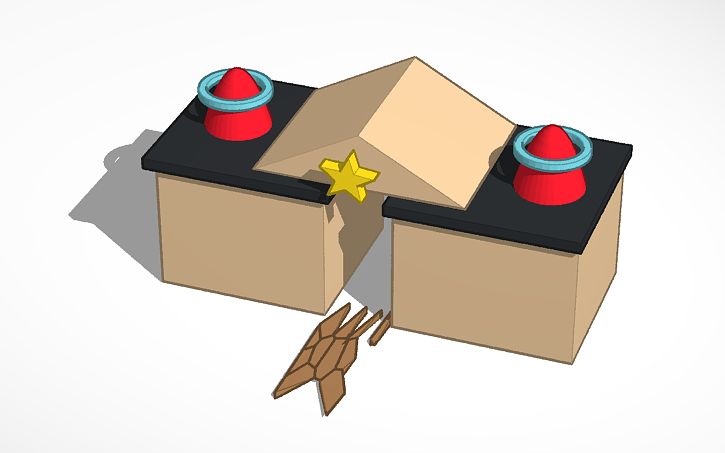 3D design Entry Gate - Tinkercad