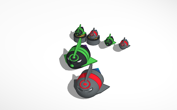 3D design Balloons TD 5 MOAB Assassin and MOAB | Tinkercad