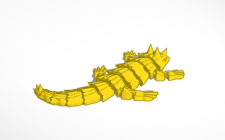 3D design Buffalo Lizard - Tinkercad