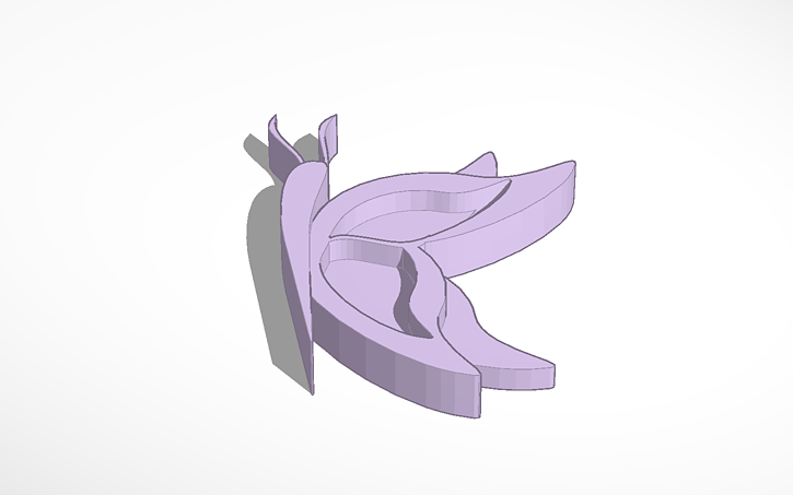 3D design Butterfly - Tinkercad