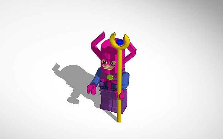 3D design lego galactus - Tinkercad