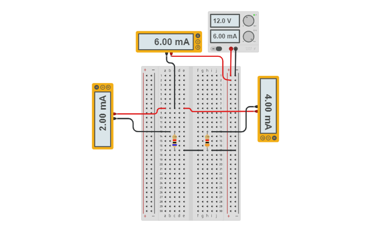Circuit design Week 8 Demo Item 2 (KCL) | Tinkercad