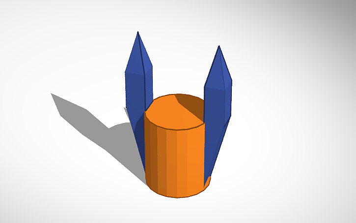 3D design fishing rod holder - Tinkercad