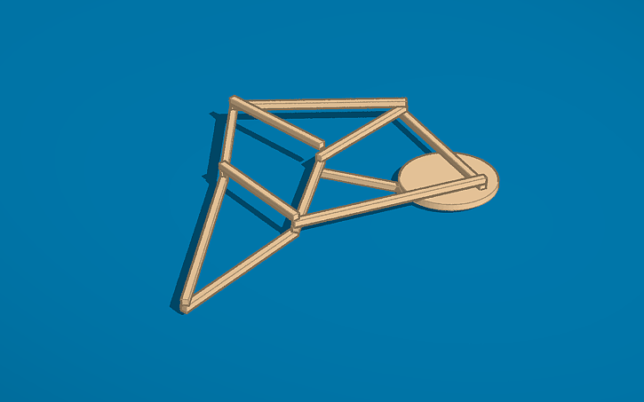 3D design Jansen's Linkage - Tinkercad