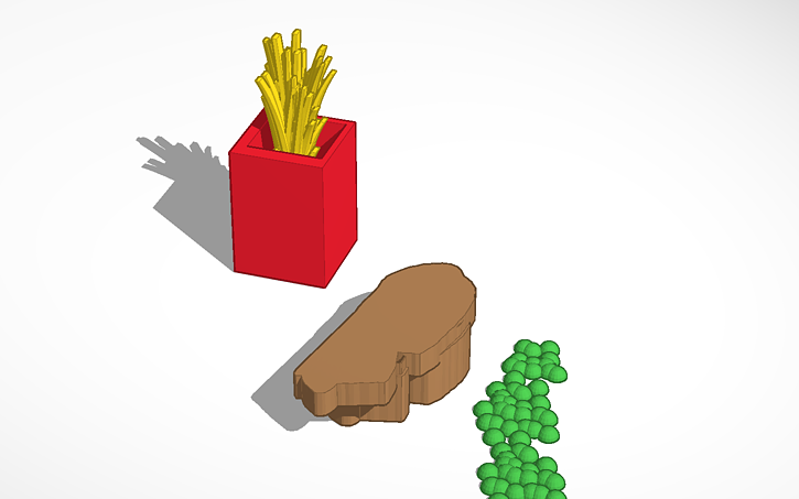 3D design Fish & Chips | Tinkercad