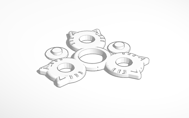 3D design Kata cat spinner | Tinkercad