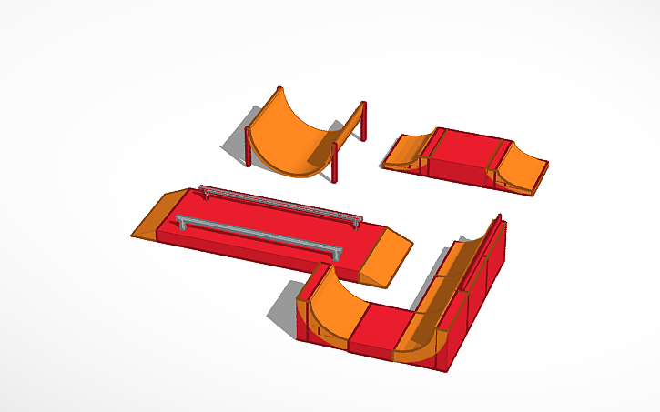3D design SkateParkManinaTop - Tinkercad