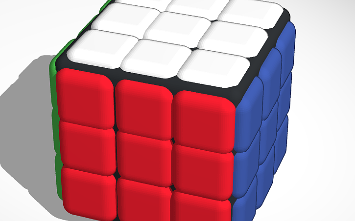 3D design RUBIK'S CUBE | Tinkercad