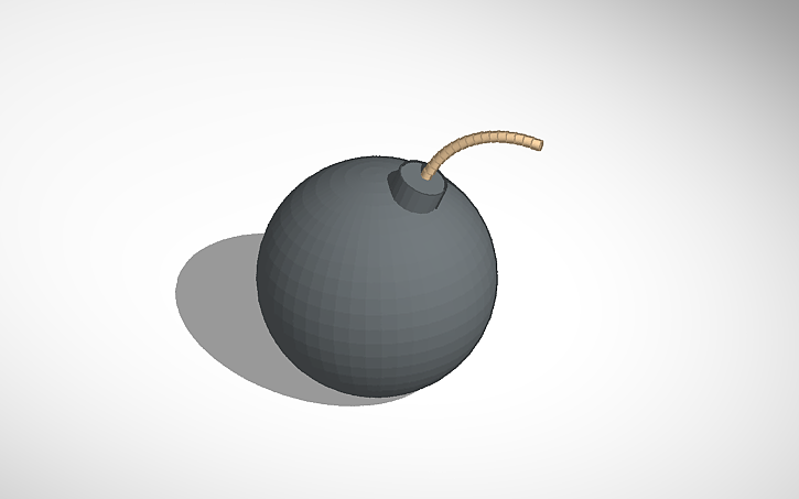 3D design Bomb - Tinkercad