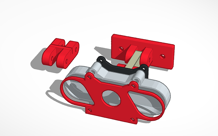 3D design Raspberry Pi Cam-mount | Tinkercad