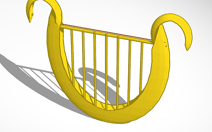 3D design Harp For WIN/ELD - Tinkercad