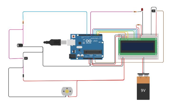 Circuit Design Control Fan Tinkercad