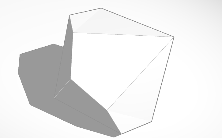 3D design Blank D10 - Tinkercad