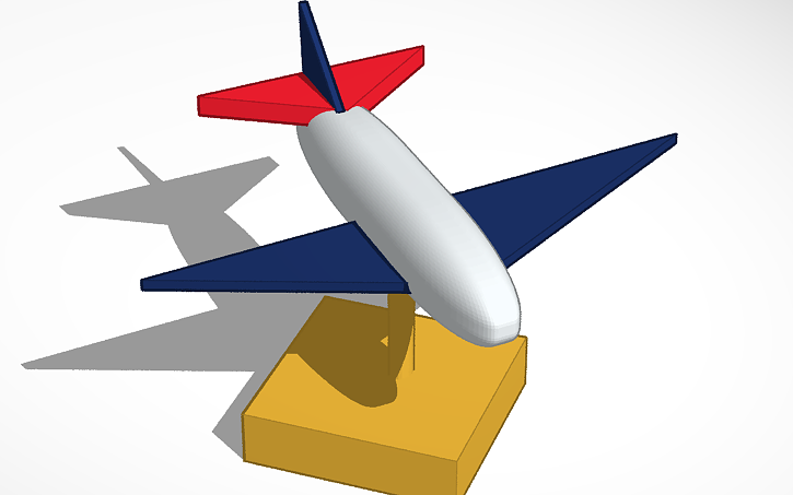 3D design plane - Tinkercad