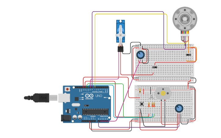 Circuit design Les Moteurs Krzysztof Mieczkowski - Tinkercad
