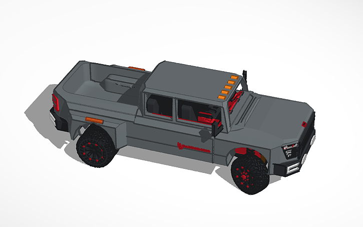 3D design NEW TRUCK FOR OUR TOWN - Tinkercad