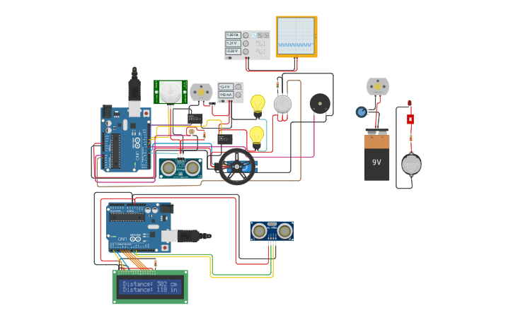 Circuit design Smart home | Tinkercad