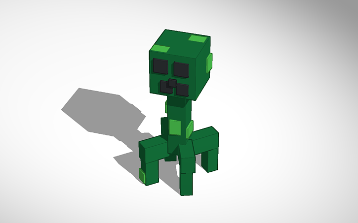 3D design a Creeper of Minecraft by Noah - Tinkercad