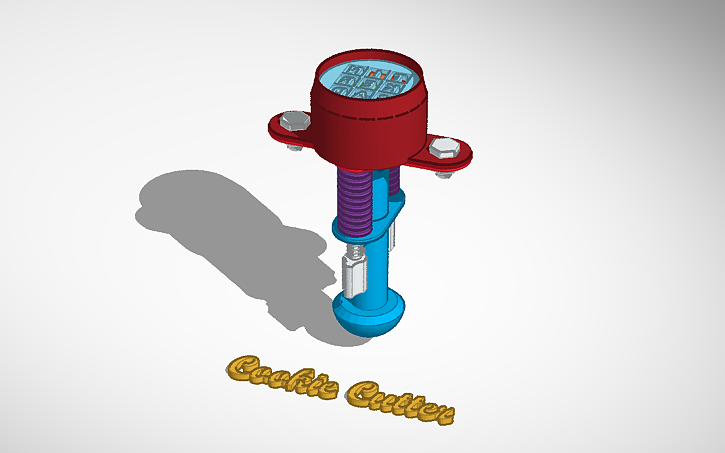 3D design Copy of Nuts and Bolts Template - Cookie Cutter - Tinkercad