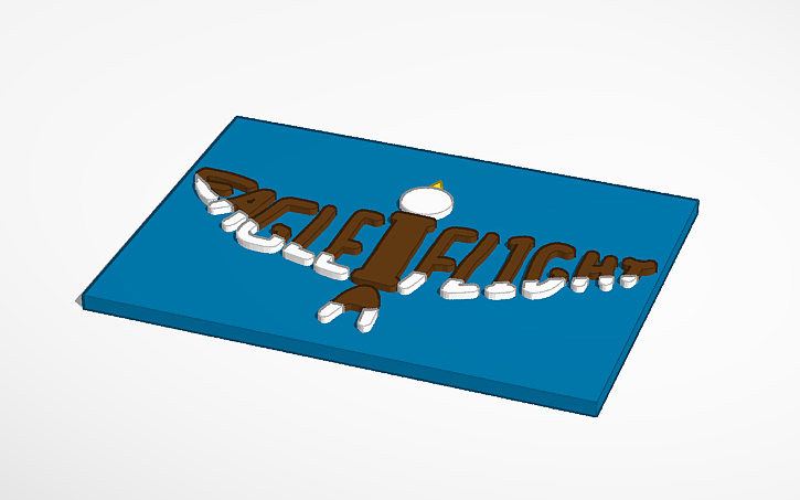 3D design For Eagle in Flight - Tinkercad