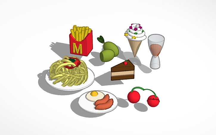 3D design food | Tinkercad