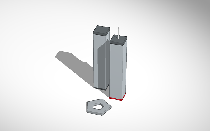 3D design World Trade Center - Tinkercad