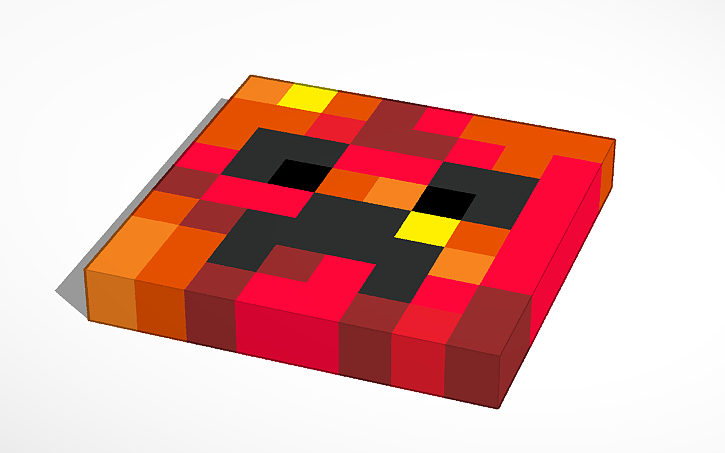 3D design Preston's Minecraft Skin (Face) - Tinkercad