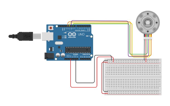Circuit design circuito APA | Tinkercad