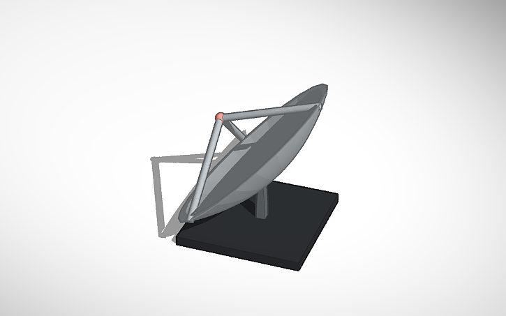 3D design Copy of Cohen Ram Satellite Dish - Tinkercad