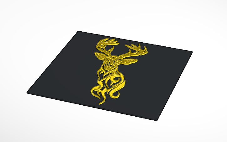 3D design deer - Tinkercad