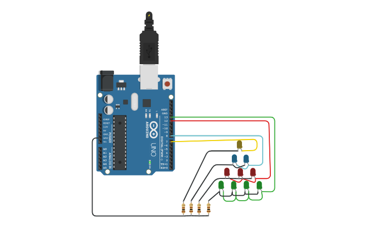 Circuit design arduino - Tinkercad