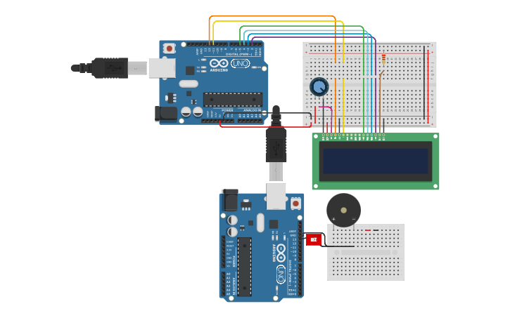 Circuit design DOOM OG song - Tinkercad
