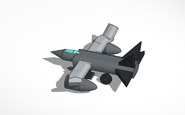 3D design jet plane | Tinkercad