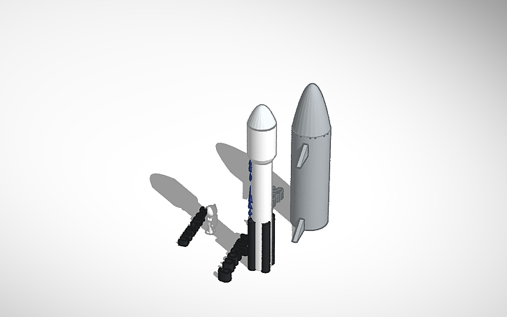 3D design SpaceX - Tinkercad