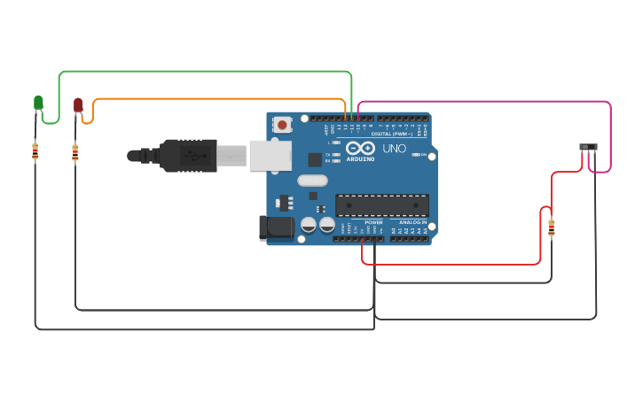 Circuit design Arduino - IF/ELSE | Tinkercad