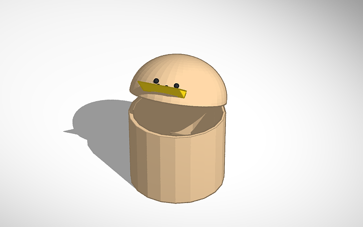 3D design 1139trash can | Tinkercad