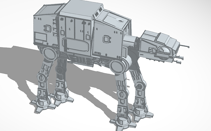 3D design Star Wars ***AT-AT walker*** - Tinkercad