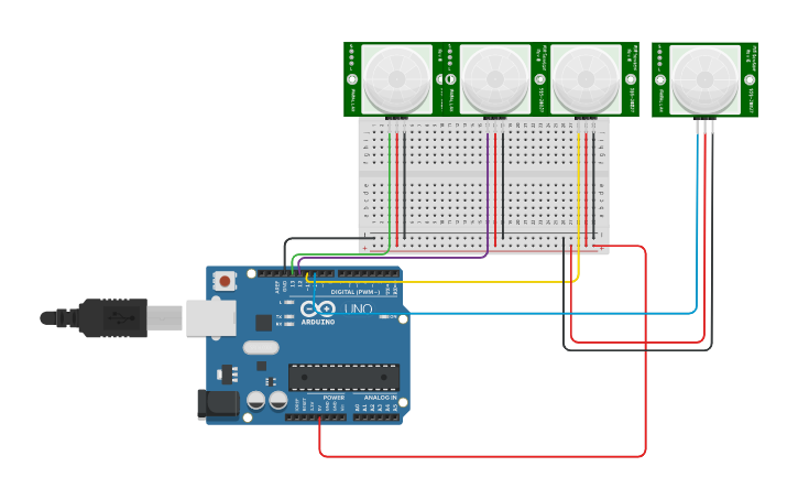 Circuit design sensor - Tinkercad