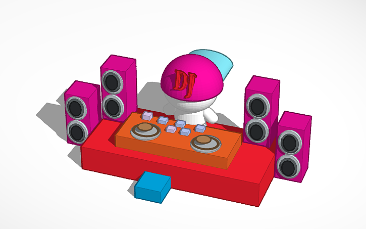 3D design DJ | Tinkercad